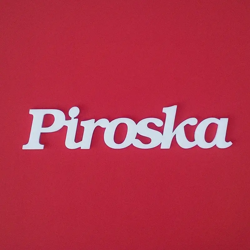 Piroska név felirat dekorációs célokra gyerekszobába! - Habsziget