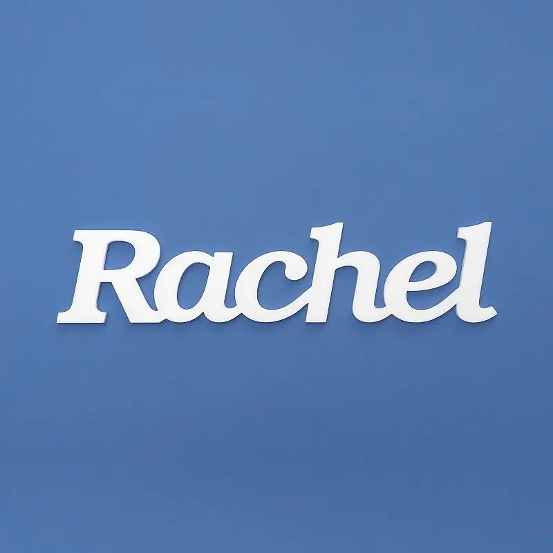 Rachel név felirat dekorációs célokra gyerekszobába! - Habsziget